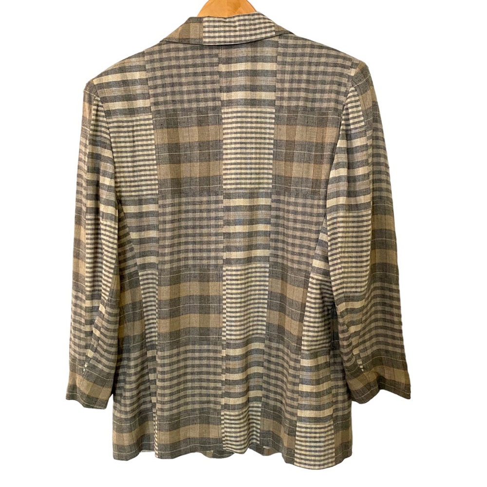 Laura Jeffries Pattern Block Patchwork Plaid Viscose … - Gem